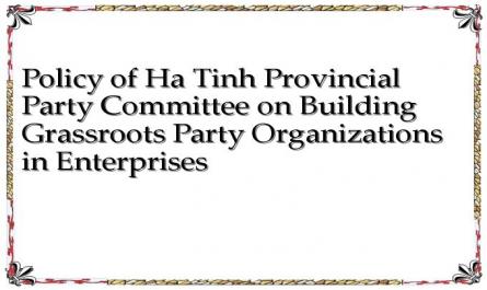 Party Grassroots Organization Reference doccument