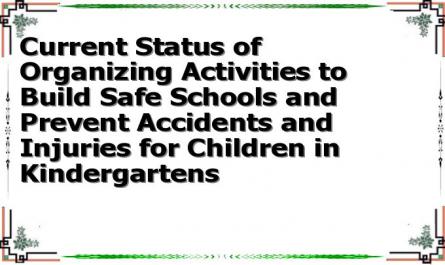 Safe School Reference doccument
