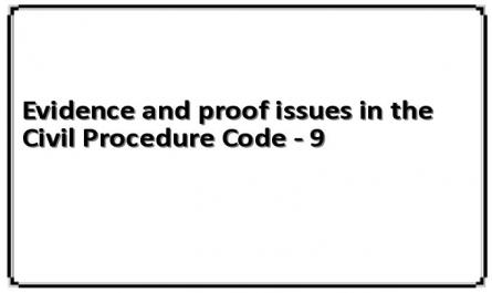 Civil Procedure Code Reference doccument
