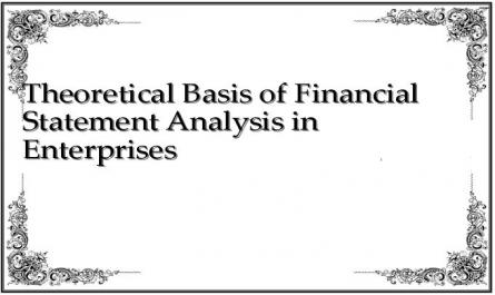 Financial Statement Analysis Reference doccument