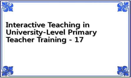 Interactive Reference doccument