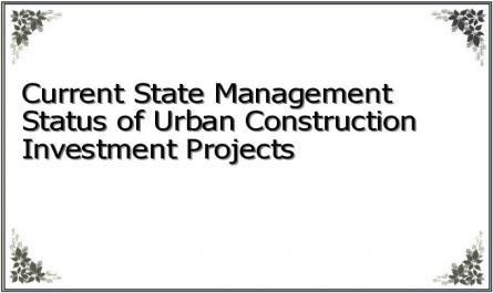 Urban Construction Reference doccument