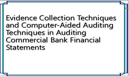 Evidence Collection Techniques and Computer-Aided Auditing Techniques ...