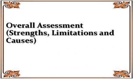 Overall Assessment (Strengths, Limitations and Causes)