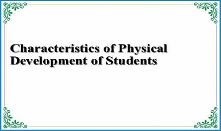 Physical Development Reference doccument