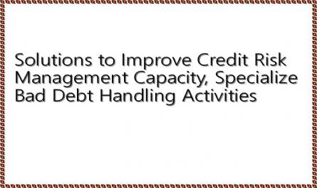 Bad Debt Handling Reference doccument