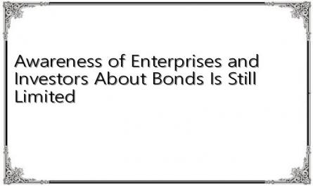 Awareness of Enterprises and Investors About Bonds Is Still Limited