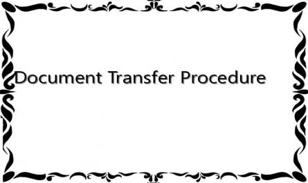 Document Transfer Procedure