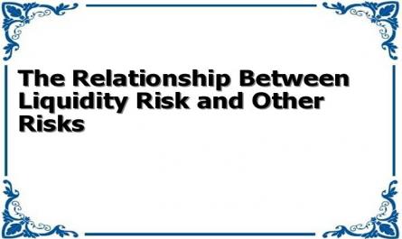 The Relationship Between Liquidity Risk and Other Risks