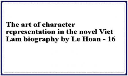 Viet Lam Biography Reference doccument