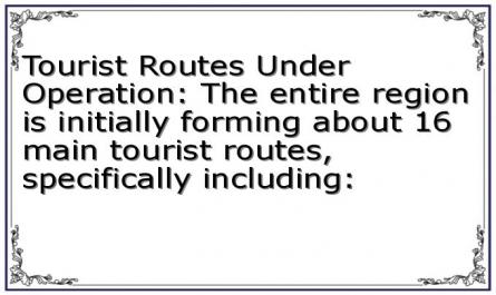 Tourist Routes Reference doccument