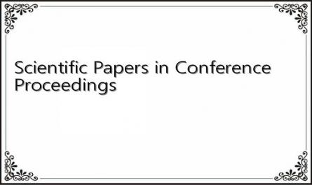 Scientific Papers in Conference Proceedings
