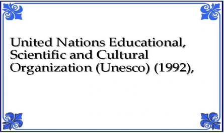 United Nations Educational, Scientific and Cultural Organization ...