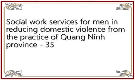 Social work services for men in reducing domestic violence from the ...
