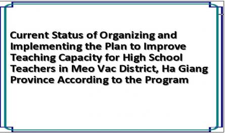 Teaching Capacity Reference doccument