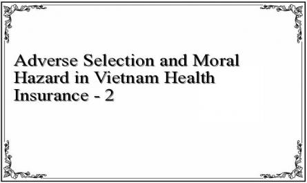 Moral Hazard Reference doccument