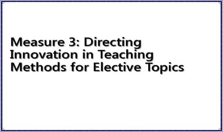 Innovation In Teaching Methods Reference doccument