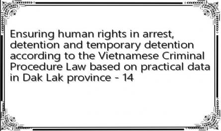 Ensuring human rights in arrest, detention and temporary detention ...