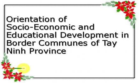 Educational Development Reference doccument