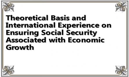 Theoretical Basis and International Experience on Ensuring Social ...