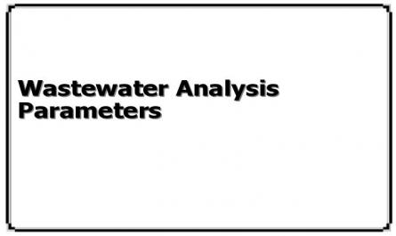 Wastewater Analysis Parameters