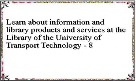 Learn about information and library products and services at the ...