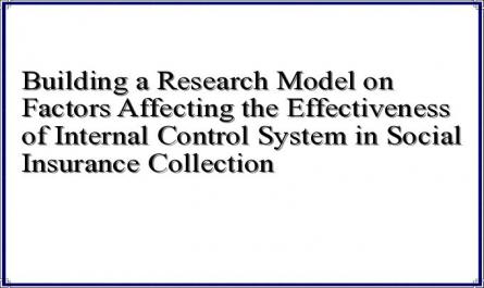 Building a Research Model on Factors Affecting the Effectiveness of ...