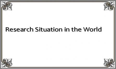Research Situation in the World
