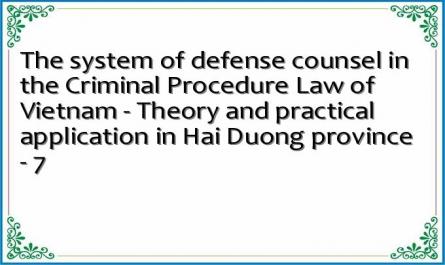 Criminal Procedure Law Reference doccument