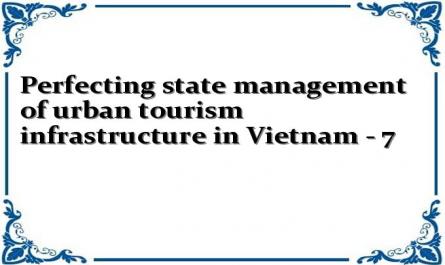 Perfecting state management of urban tourism infrastructure in Vietnam - 7
