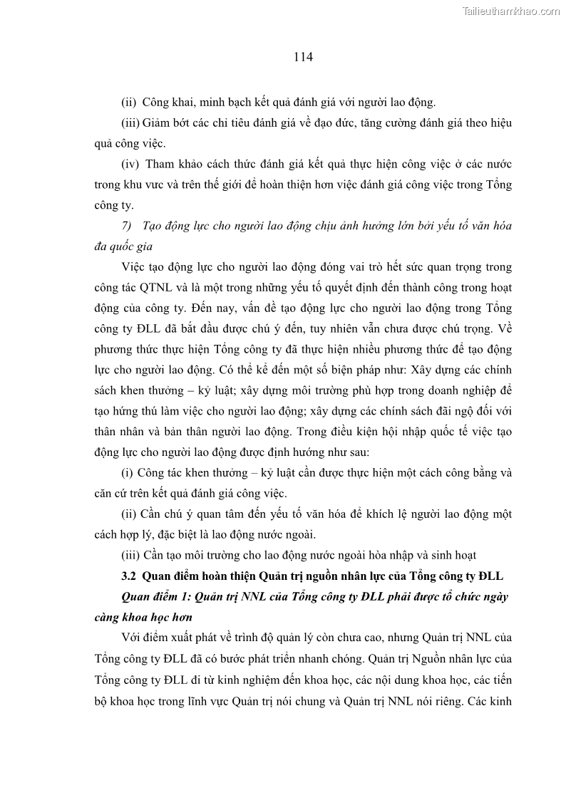 Luận án tiến sĩ kinh tế Quản trị nguồn nhân lực ở Tổng công ty Điện lực CHDCND Lào - Lý luận ...